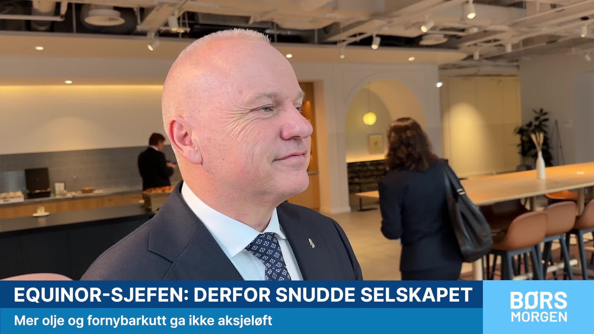 Equinor-sjefen: Derfor snudde selskapet