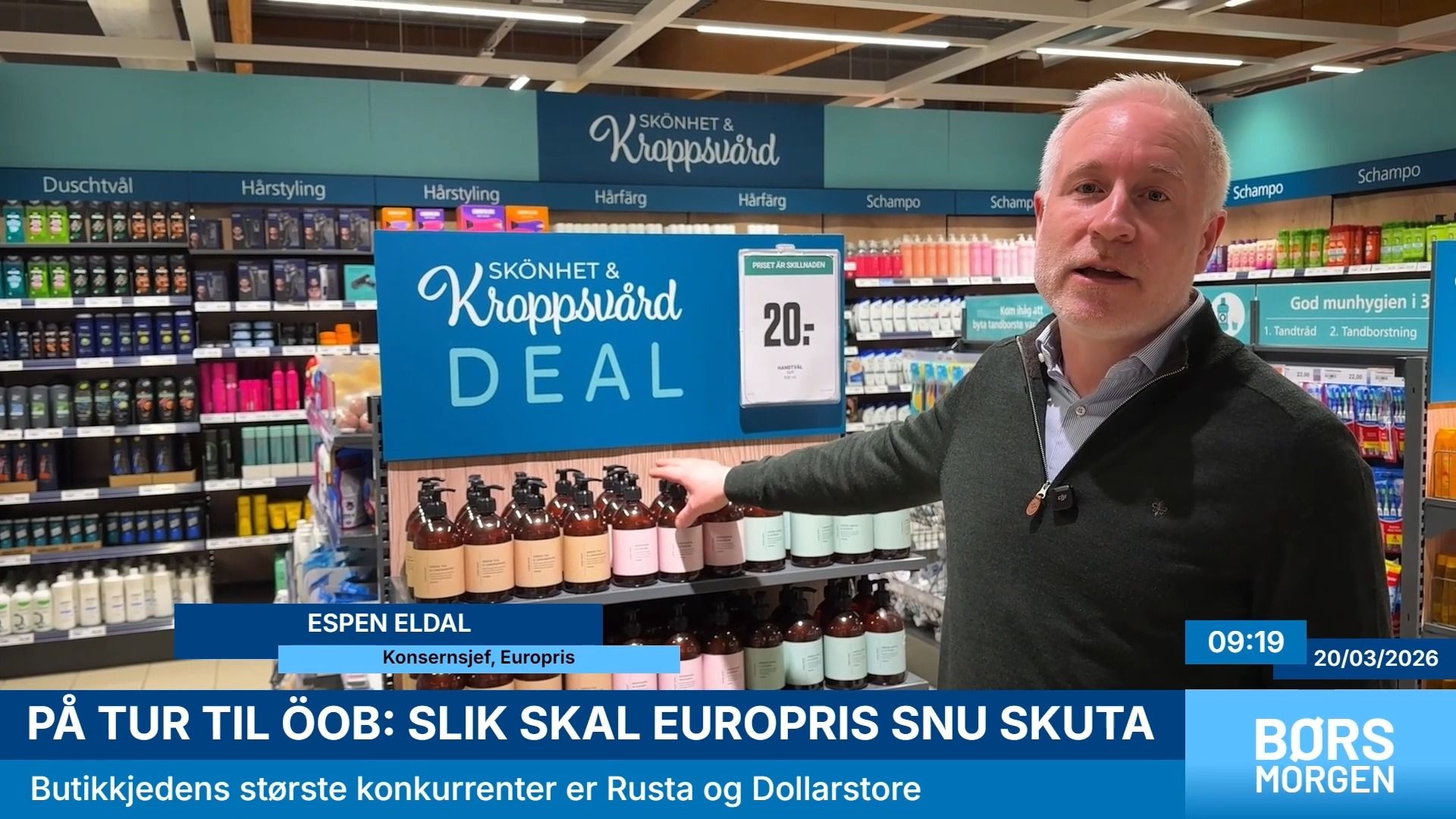 Bli med på tur til ÖoB: Slik skal Europris snu skuta